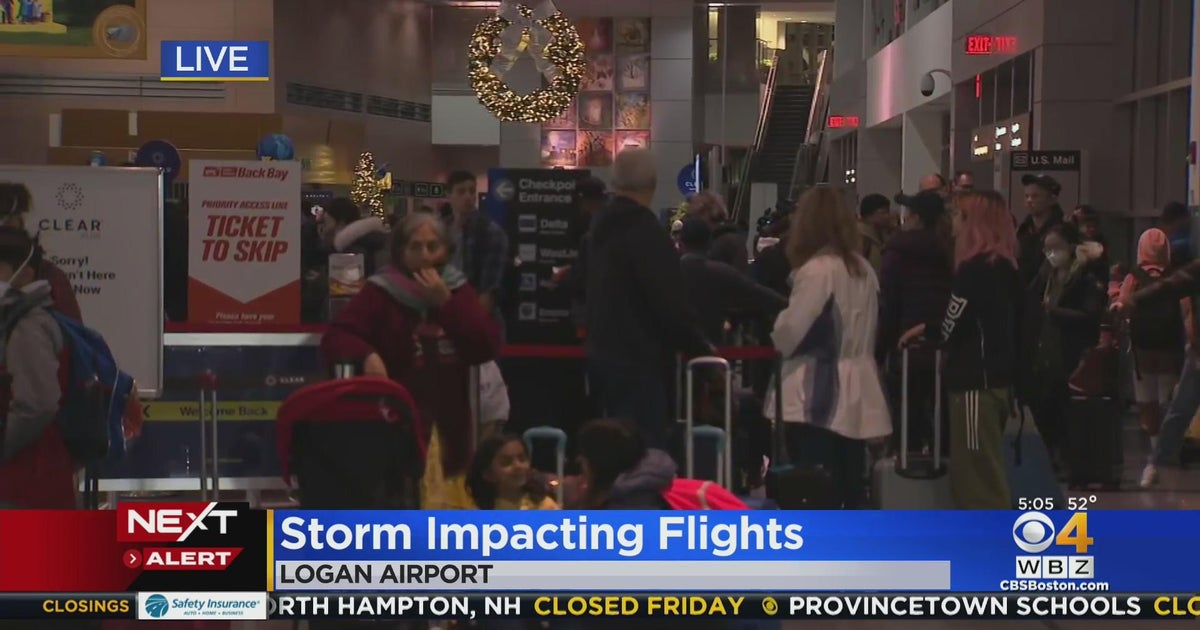 At least 200 flights canceled at Logan Airport as storm brings heavy ...