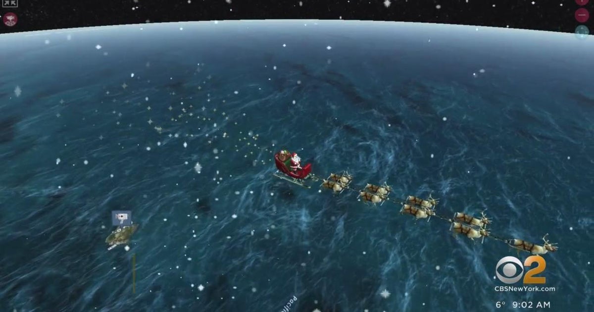 NORAD tracking Santa as he delivers presents - CBS San Francisco
