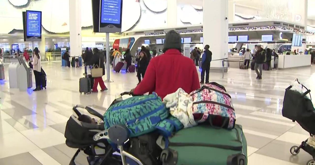 Many travelers stranded in aftermath of winter storm - CBS New York
