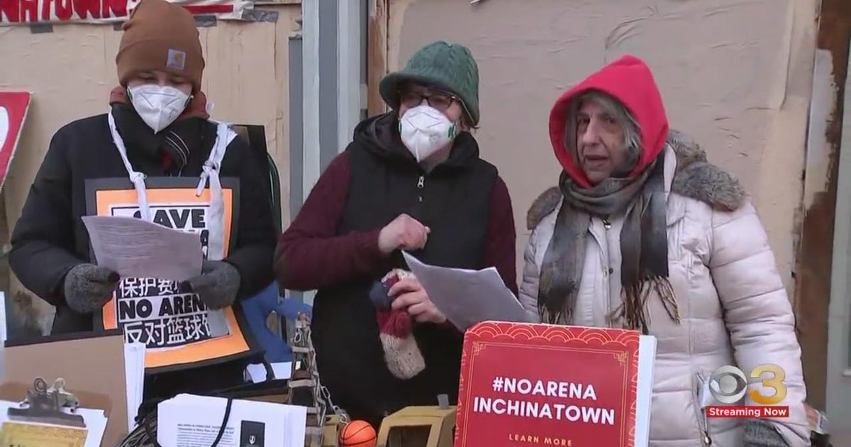 Group of Jewish Philadelphians protest 76ers Center City stadium - CBS ...