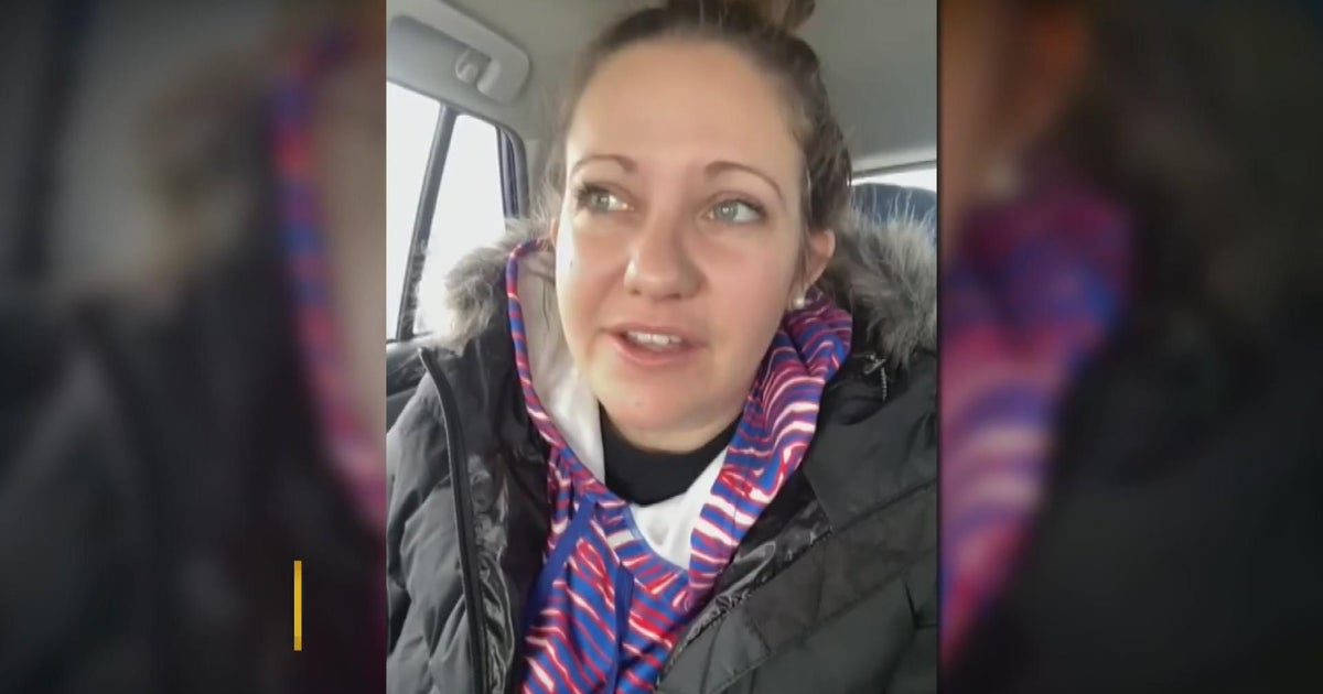 Buffalo Bills fan nearly home after driving from Chicago - CBS Chicago