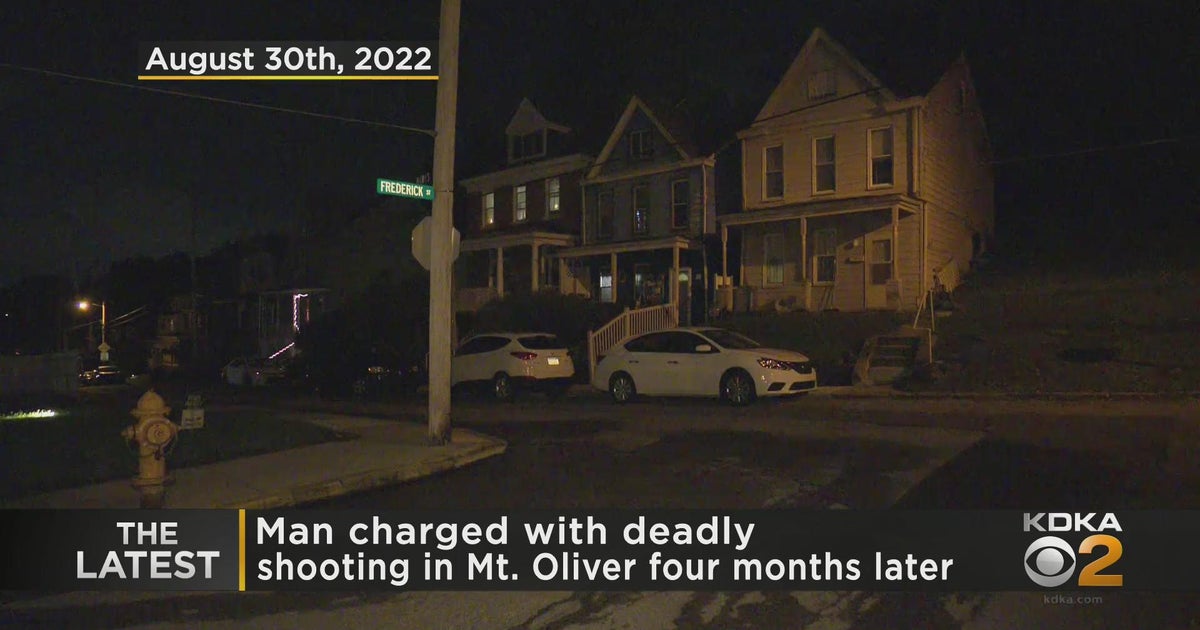 Man charged with homicide in deadly August Mt. Oliver shooting - CBS Pittsburgh