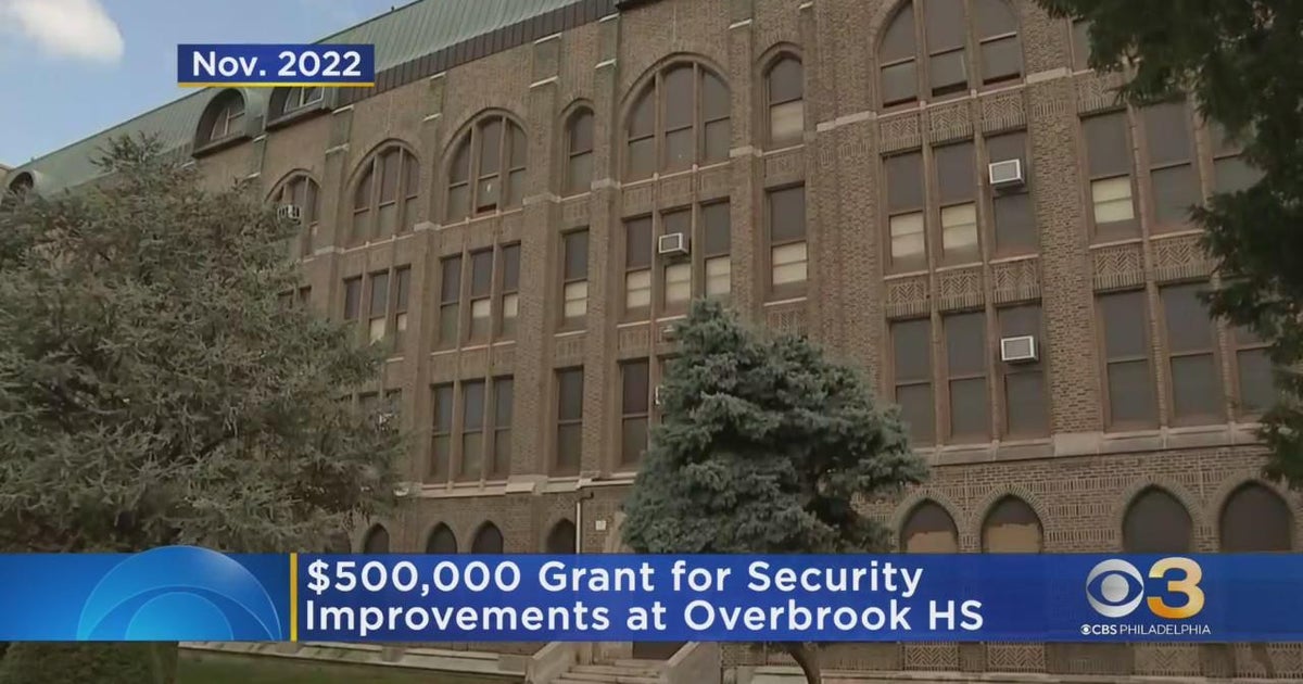 Overbrook High School gets $500K grant for safety upgrades - CBS ...