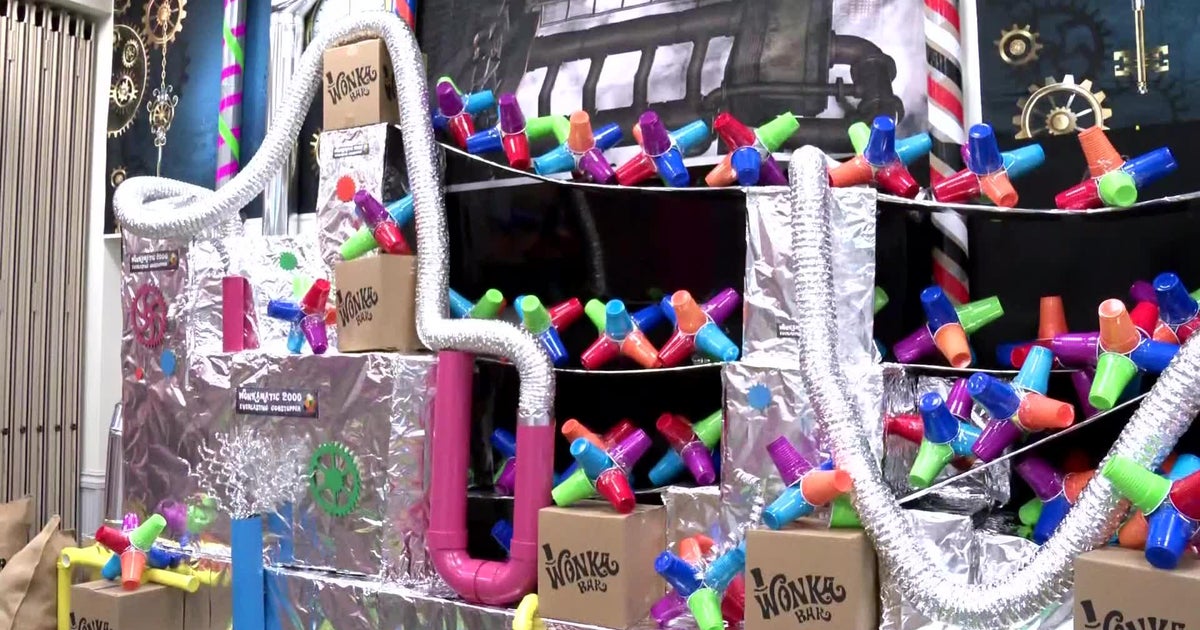 Otsego Library transformed into Wonka Factory for fundraiser - CBS Detroit