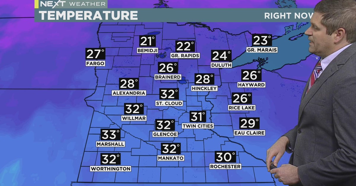 NEXT Weather: 9 a.m. weather report - CBS Minnesota