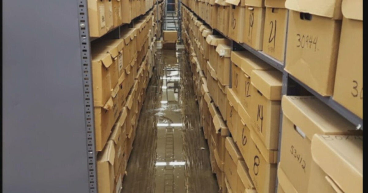 State archives soaked after pipe bursts in government archive building ...
