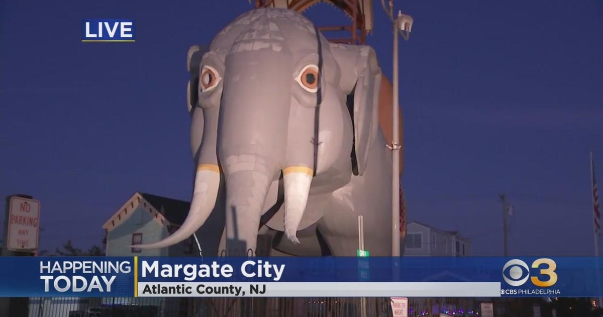 Refurbished Lucy the Elephant to be unveiled Wednesday - CBS Philadelphia