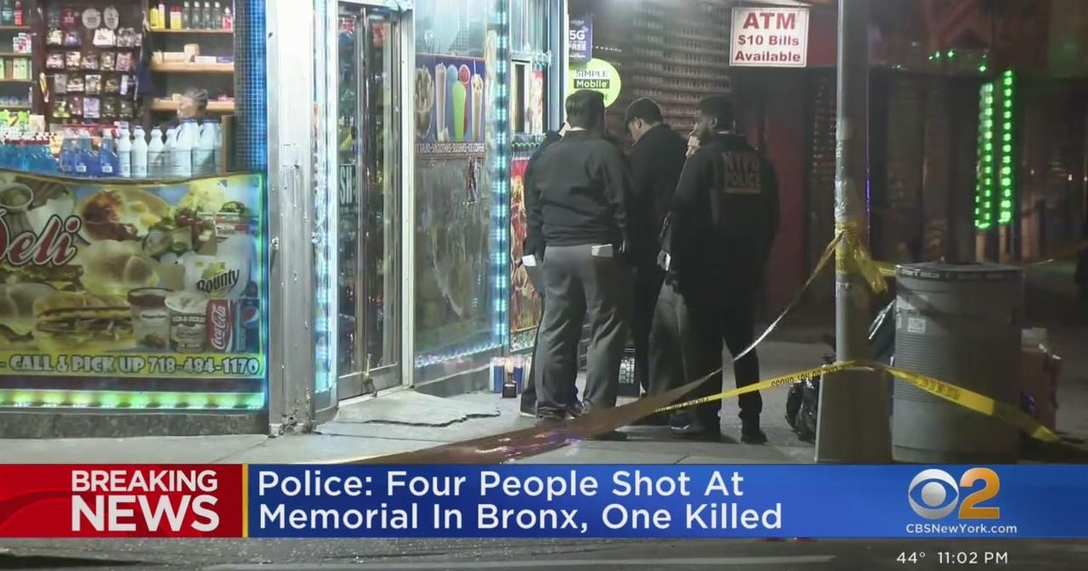 Police 4 People Shot At Memorial In The Bronx 1 Killed Cbs New York