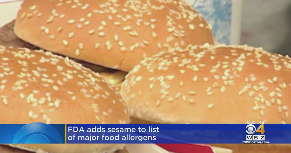 Sesame will join FDA's major food allergens list in 2023 - CBS Boston