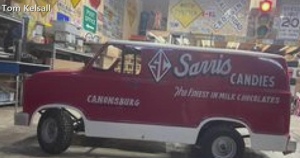 Claysville couple brings antique Sarris Candy miniature parade van home ...