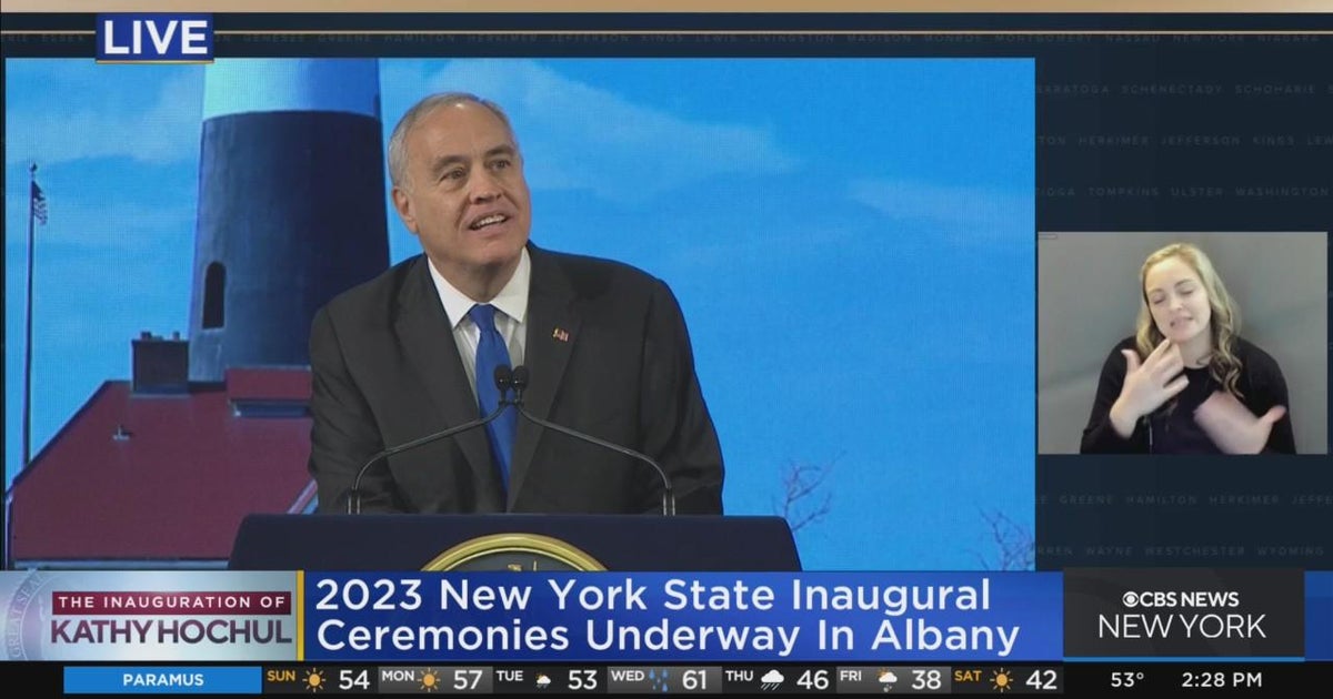 New York State Comptroller Tom DiNapoli sworn in - CBS New York