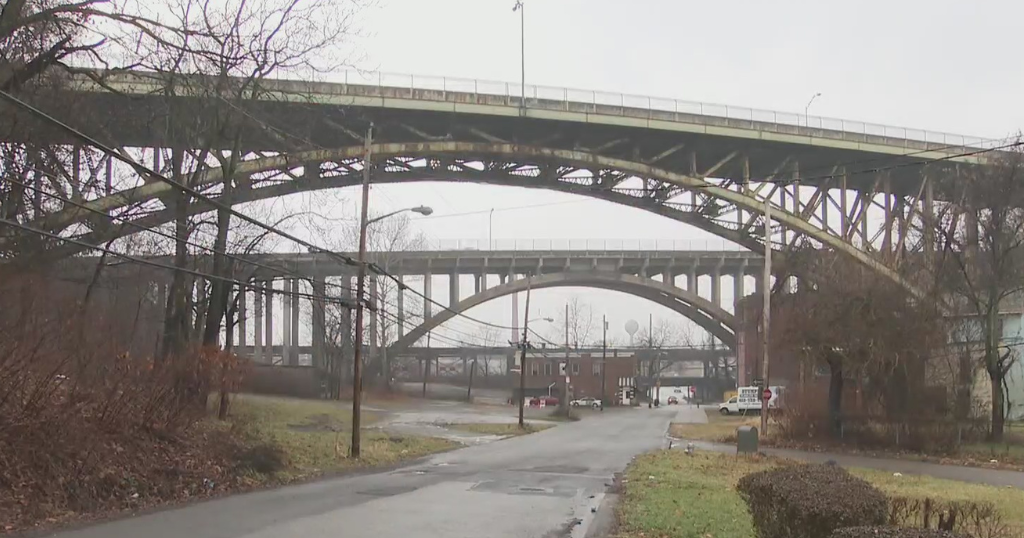 Residents concerned about pieces falling off California Avenue Bridge - CBS Pittsburgh