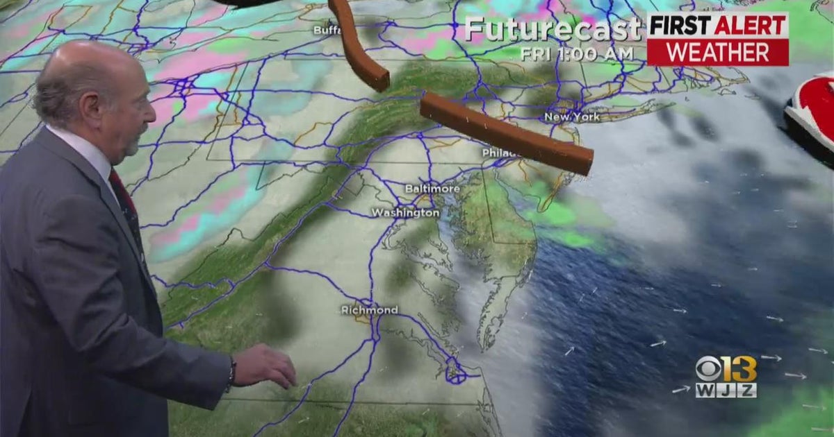Marty Bass has your Tuesday afternoon forecast - CBS Baltimore