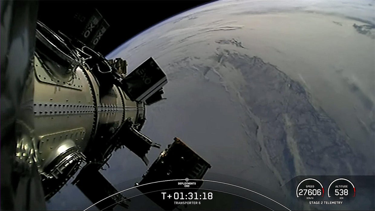 SpaceX kicks off new year with launch of multi-satellite "rideshare ...