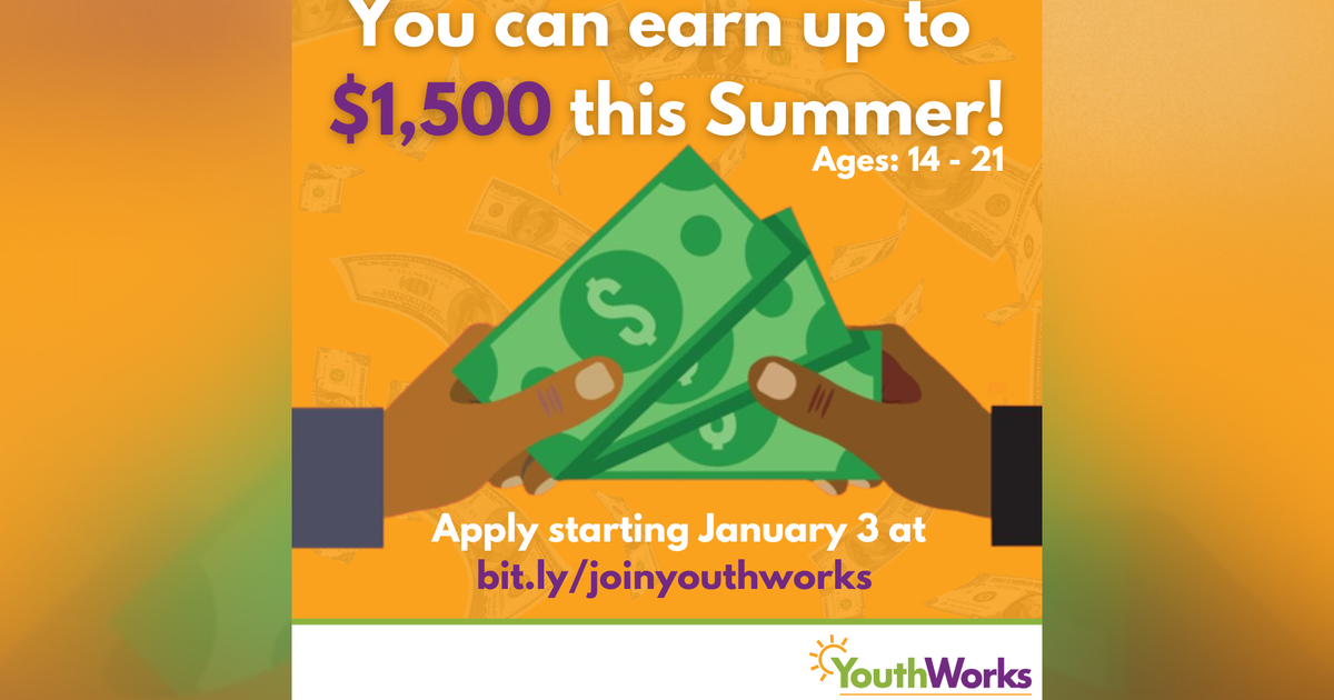 YouthWorks 2023 applications now open - CBS Baltimore