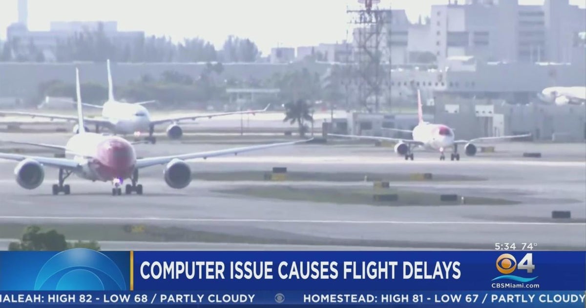 Things back to normal after Miami computer glitch caused flight delays ...