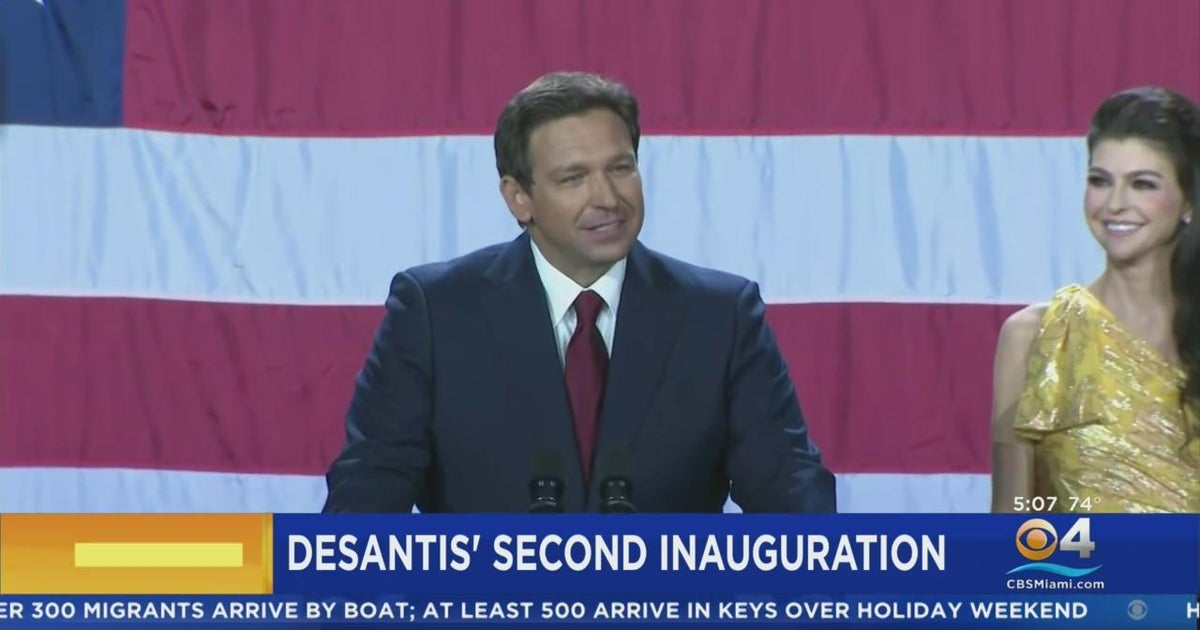 Gov. DeSantis to be sworn in for second term - CBS Miami