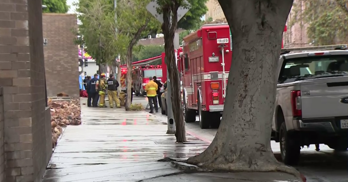 LAPD station reports possible hazardous-materials incident - CBS Los ...