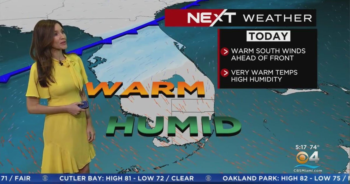 NEXT Weather forecast for Wednesday 1/4/2023 5AM - CBS Miami