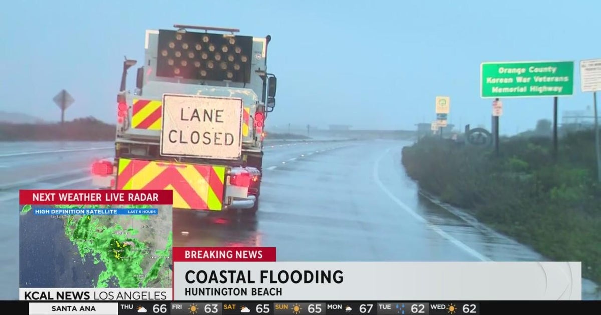 Orange County sees flooding along coast - CBS Los Angeles