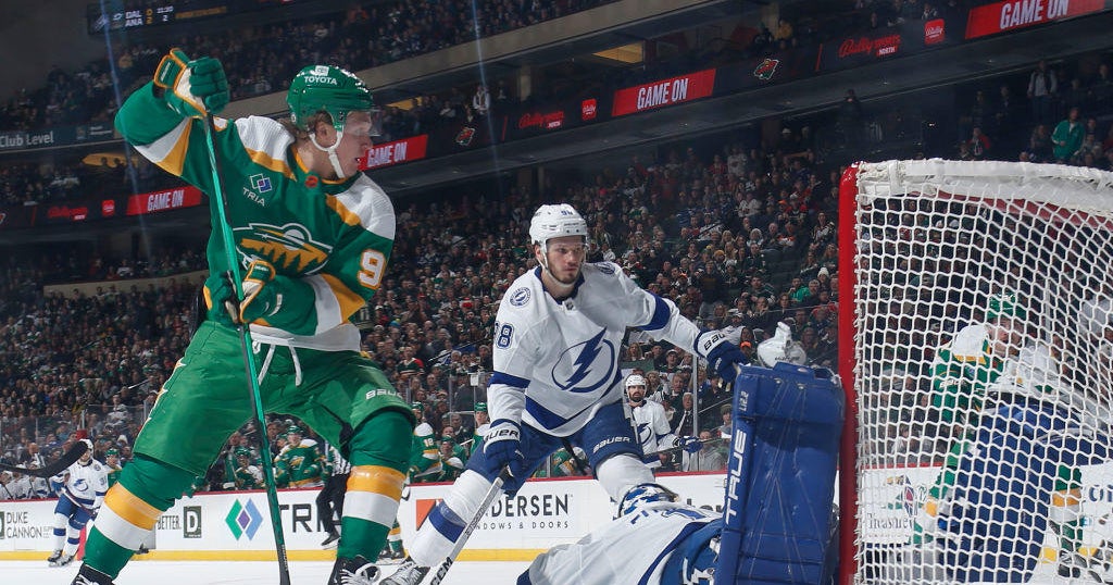 Wild continue hot streak with 5-1 win over Lightning - CBS Minnesota