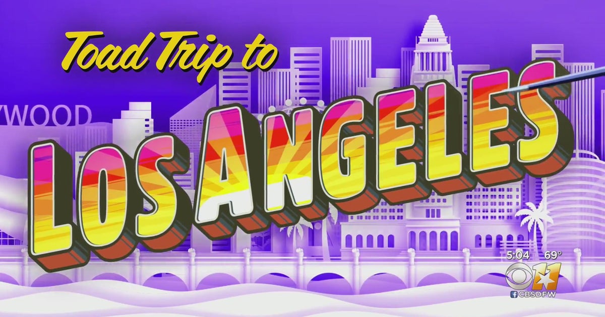 Toad trip to Los Angeles: Purple wave flies to West Coast - CBS Texas