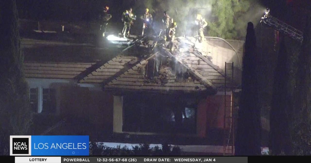 LAFD crews battle house fire in Bel Air - CBS Los Angeles LAFD crews battle house fire in Bel Air - CBS Los Angeles