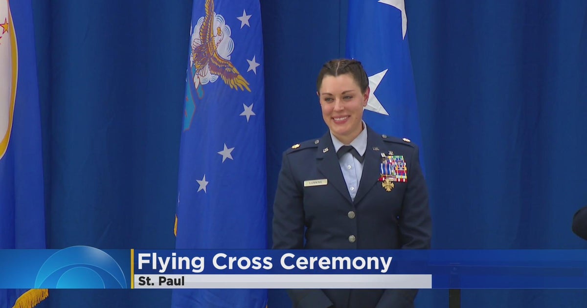 Nurse awarded Distinguished Flying Cross Medal - CBS Minnesota