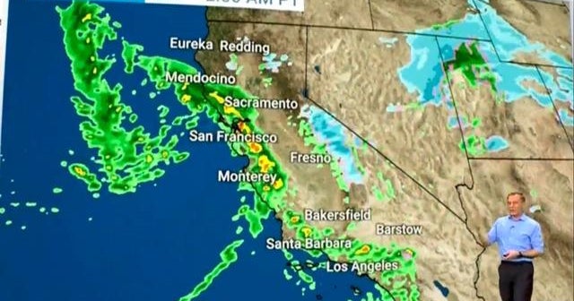 Rain may not let up in California until next week - CBS News