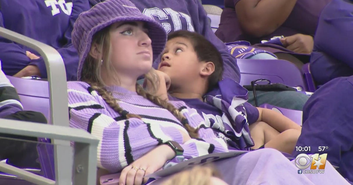 TCU fans react after loss to Georgia - CBS Texas