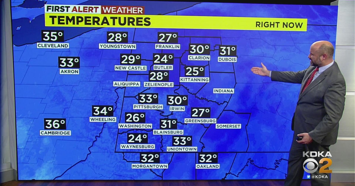 KDKA-TV Nightly Forecast (1/10) - CBS Pittsburgh