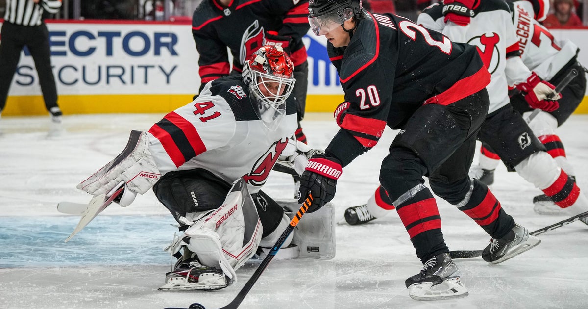 Dawson Mercer's 2 goals power Devils to win over Hurricanes - CBS New York