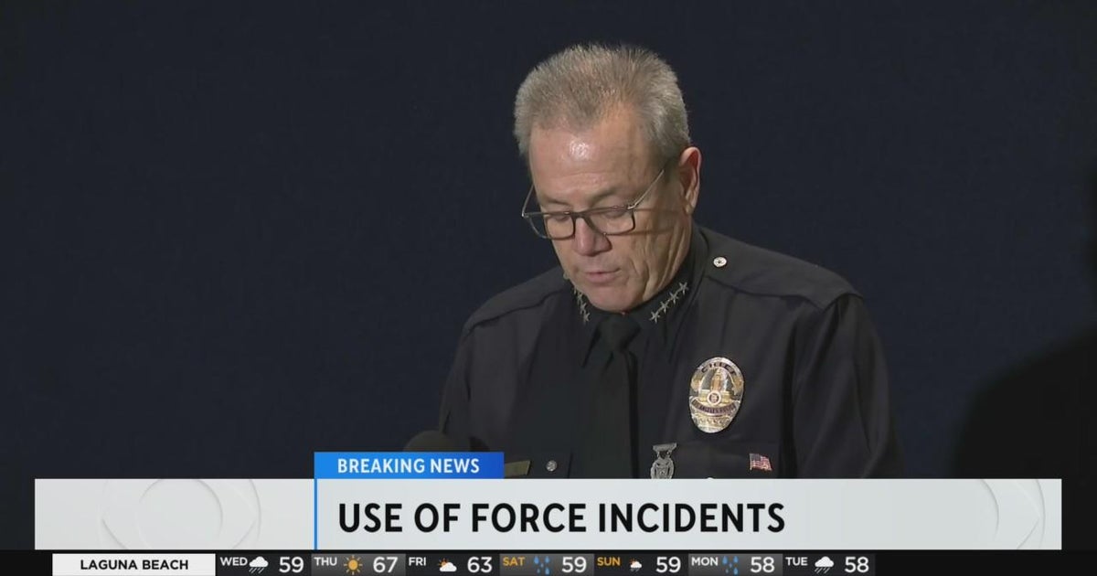 LAPD releases footage of three separate "use of force" incidents - CBS ...
