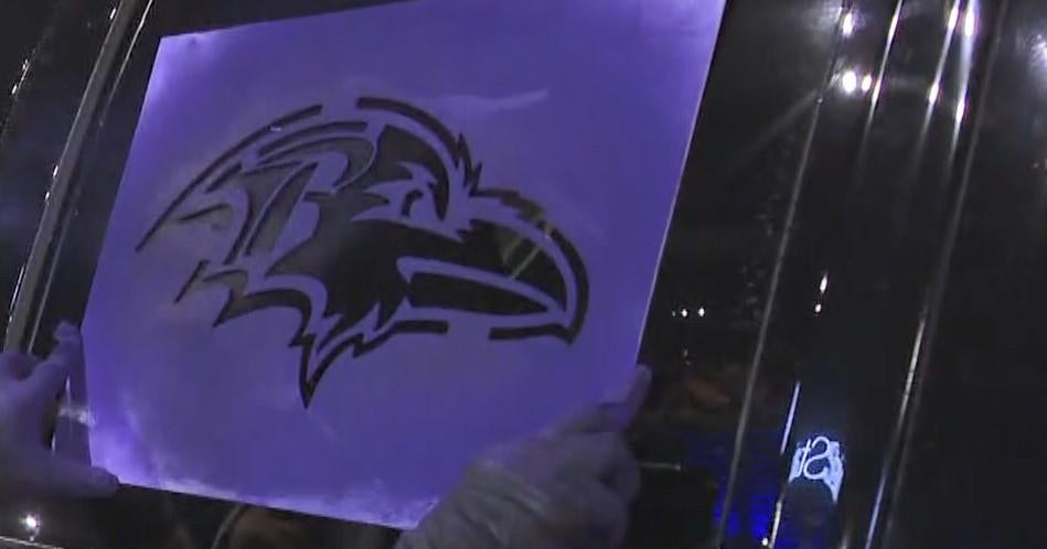 'I'm Ravenized': Fans get cars stenciled with Ravens' logo ahead of ...