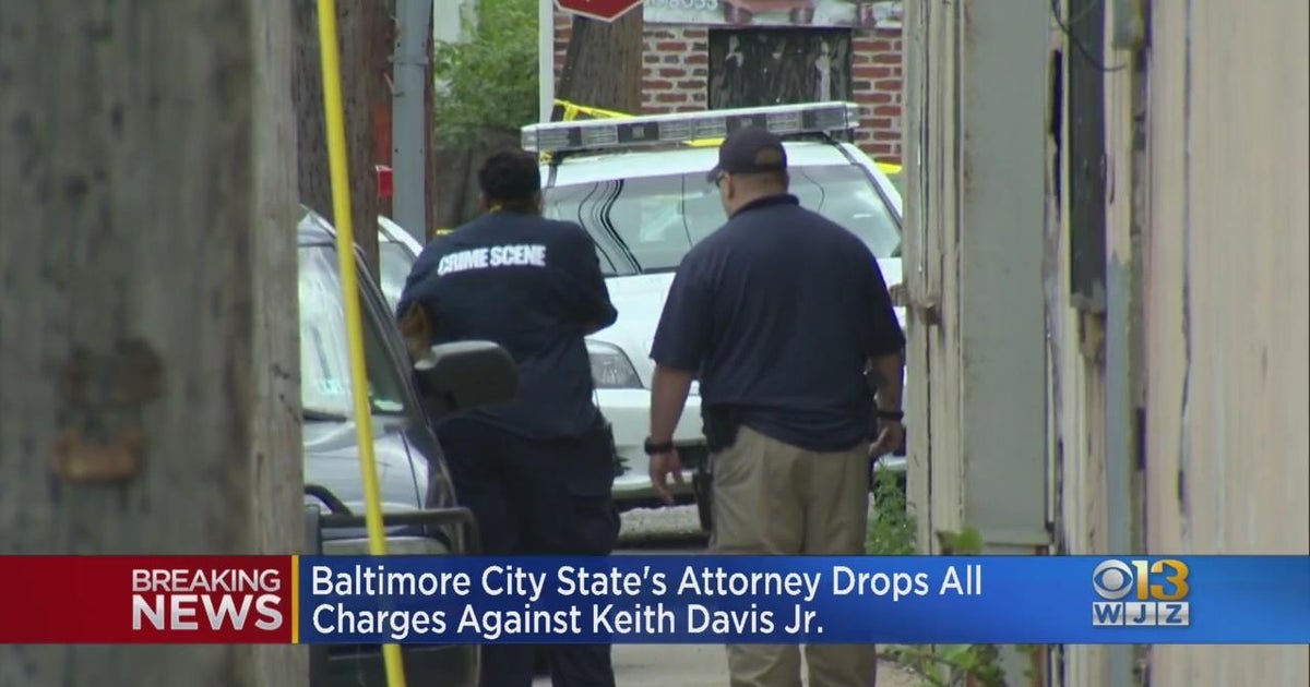 Baltimore City State's Attorney drops all charges against Keith Davis ...
