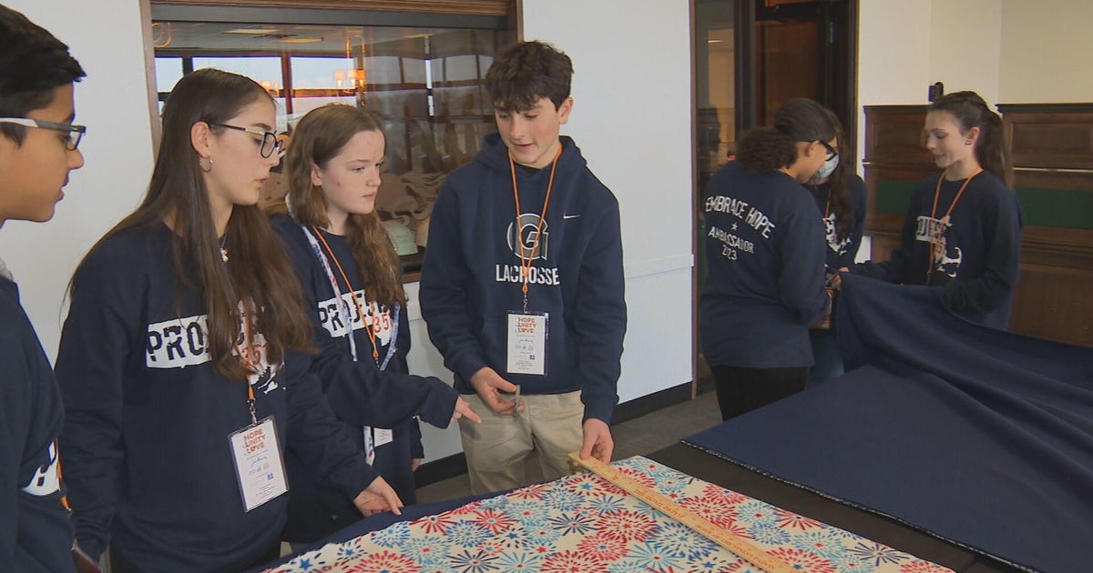 Project 351 kicks off day of service with message of hope - CBS Boston