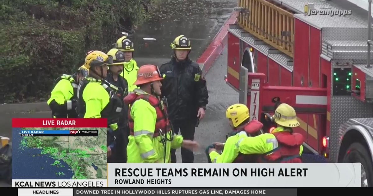 L.A. Fire Dept. warns of river danger even after rain is over - CBS Los ...