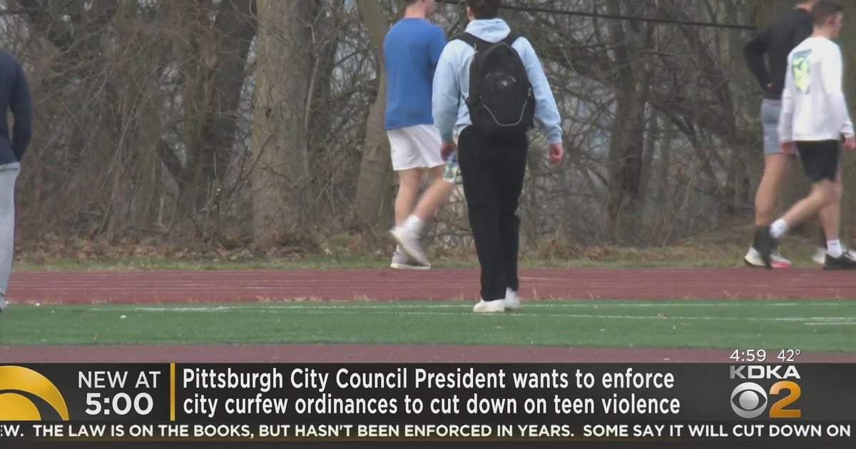 Pittsburgh City Council president wants to enforce curfew - CBS Pittsburgh