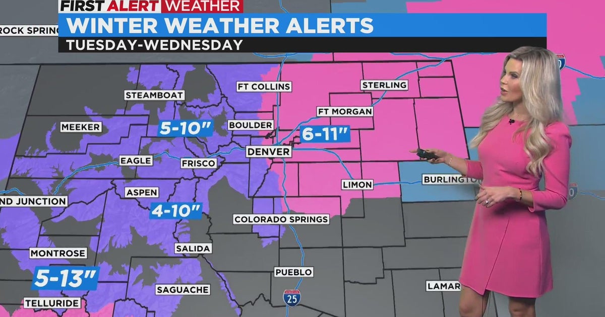 Powerful winter storm headed towards Colorado - CBS Colorado