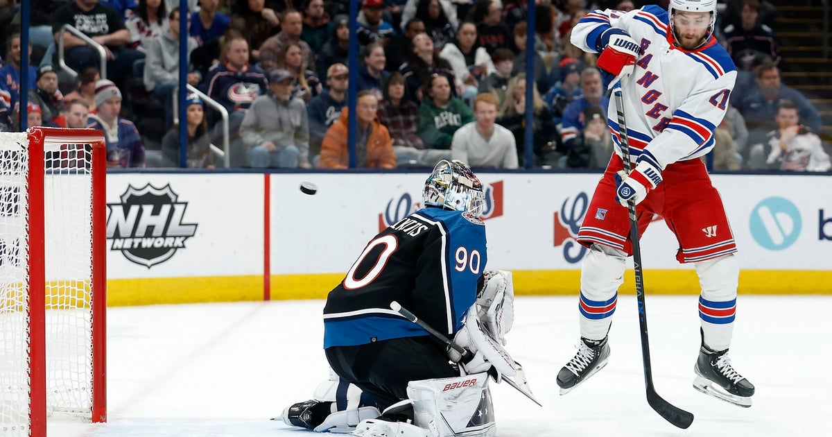 Barclay Goodrow has goal, assist as Rangers beat Blue Jackets 3-1 - CBS ...