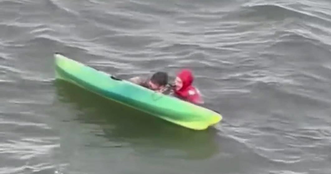 Hunter rescued when kayak overturned in frigid waters off Mastic Beach ...