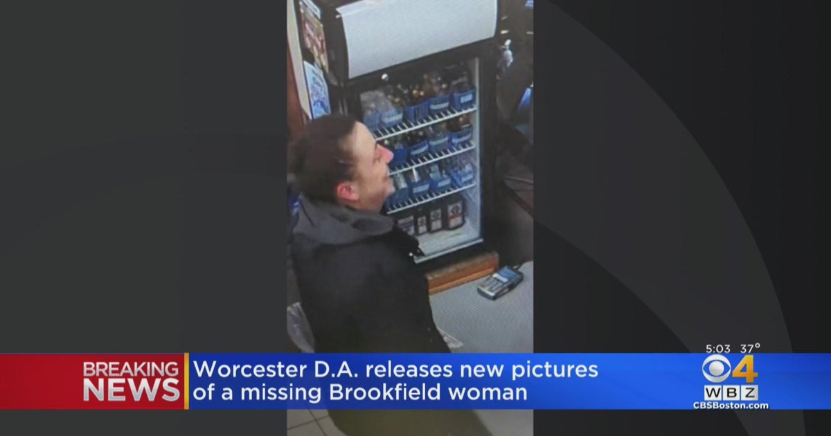 DA releases new images of missing Brookfield woman - CBS Boston