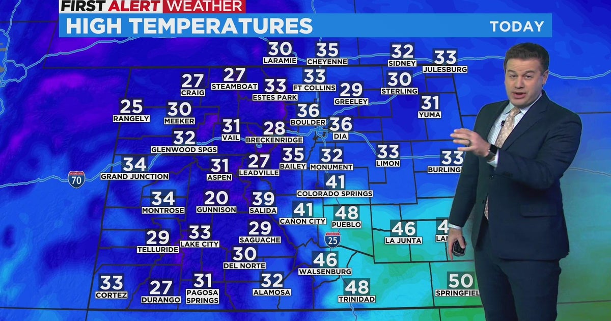Cold and icy this morning, sunny and chilly this afternoon - CBS Colorado