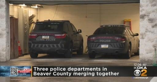3 Beaver County police departments merging - CBS Pittsburgh