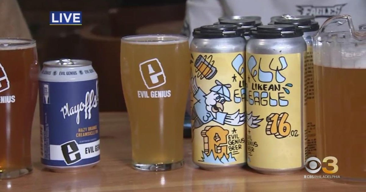 Evil Genius serving Eagles-inspired beers for playoffs - CBS Philadelphia