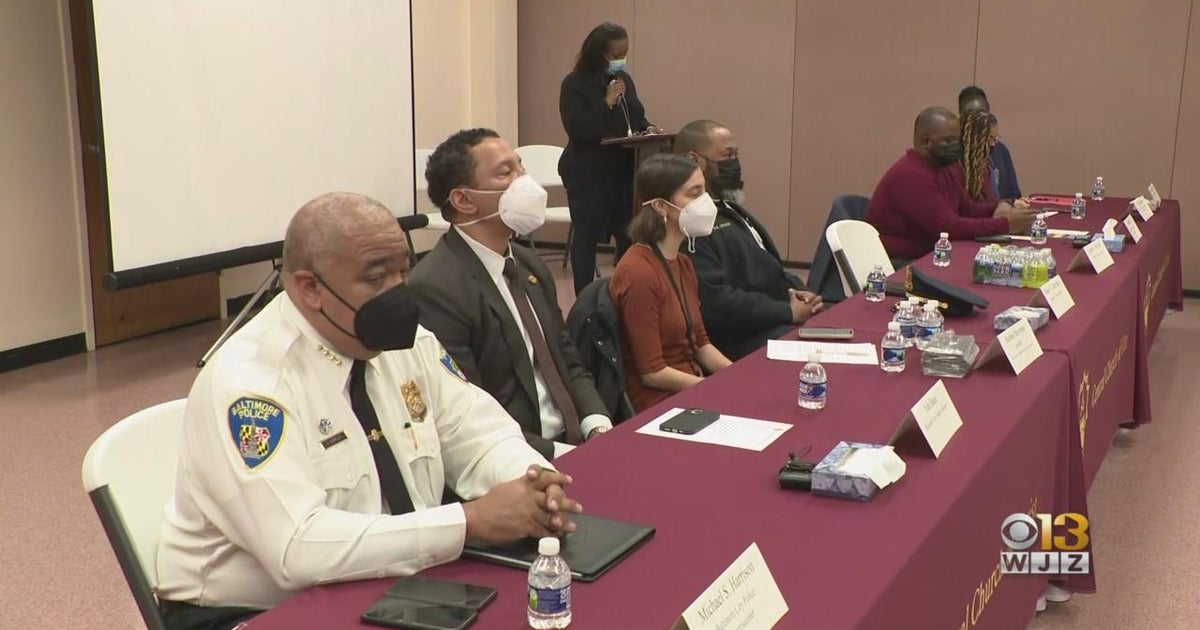 City officials meet with Baltimore's Edmondson Village community - CBS ...