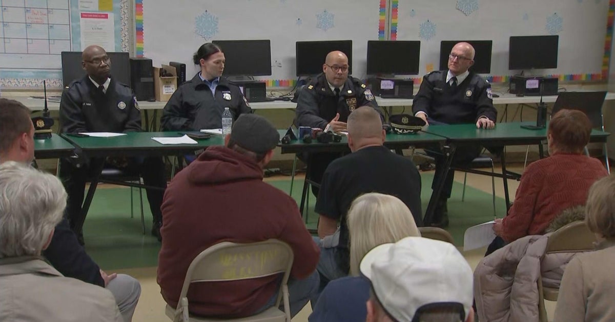 Northeast Philly residents meet to discuss crime concerns - CBS ...