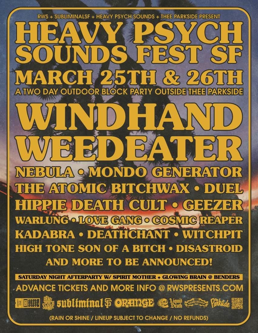 Heavy Psych Sounds Fest confirms full band line-up for 2023 edition ...