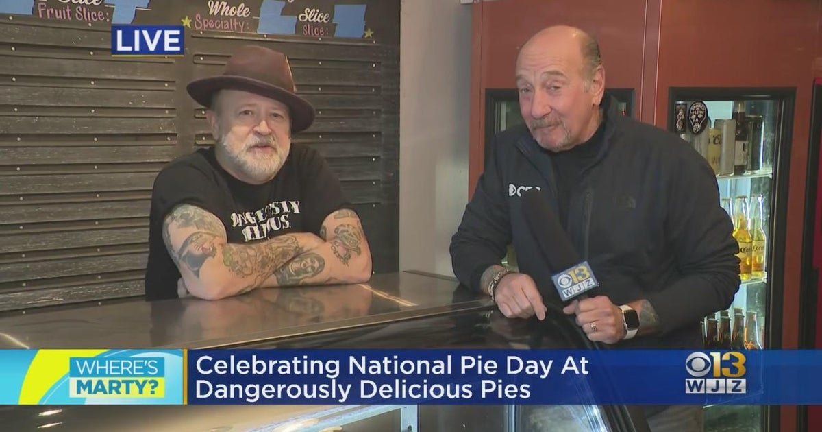 Where's Marty? Eating Dangerously Delicious Pies - CBS Baltimore