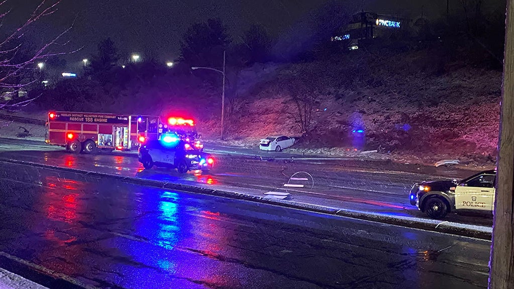 McKnight Road reopens following violent overnight crash - CBS Pittsburgh